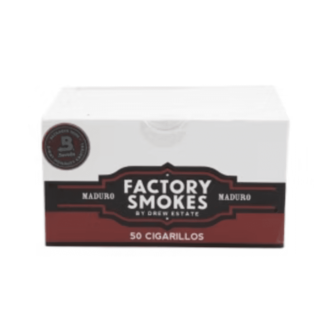 Drew Estate Factory Smokes Maduro Cigarillo box of 50 - Robert Graham 1874