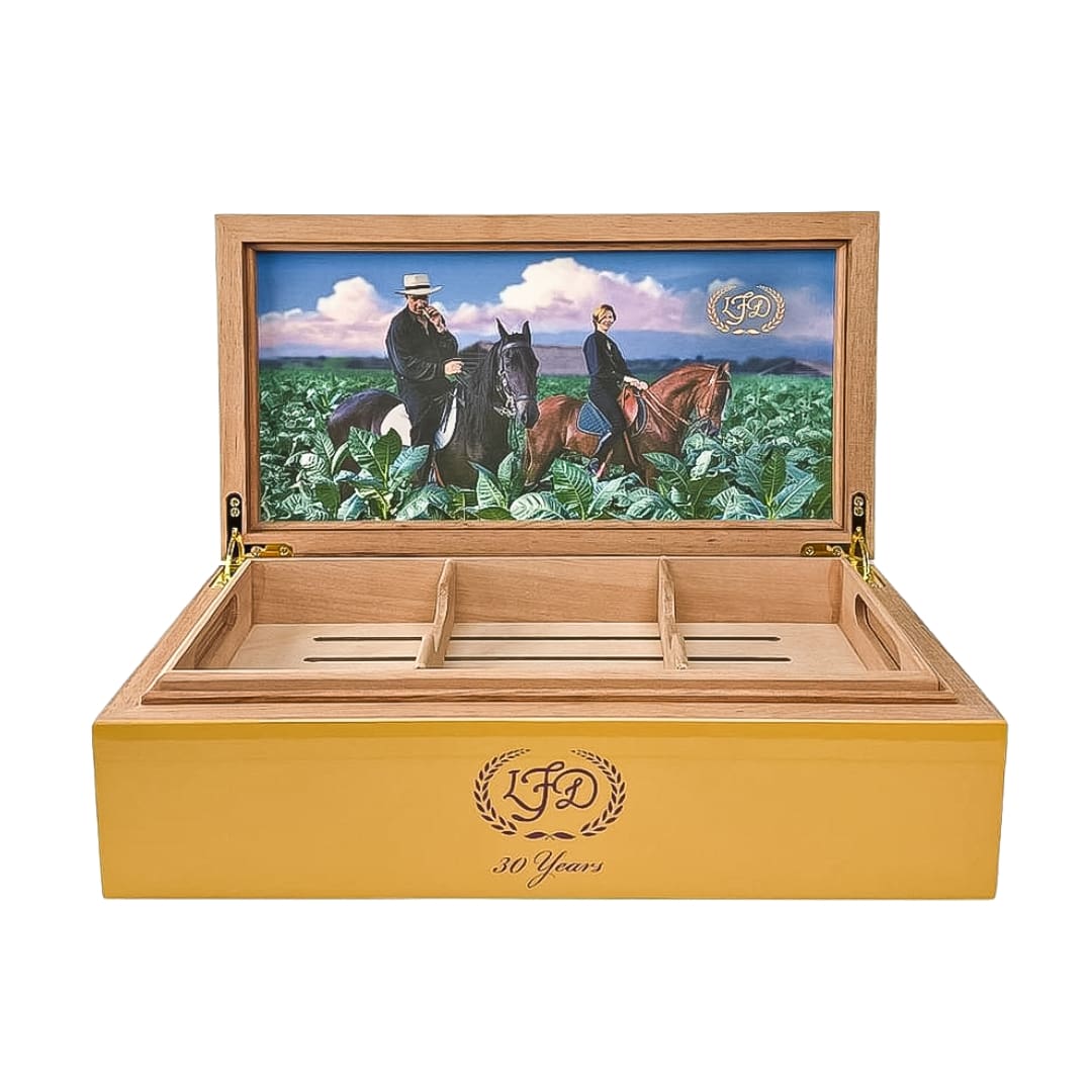 La Flor Dominicana 30th Anniversary Humidor (Empty) - Robert Graham 1874